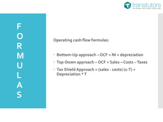 Tax Shield Approach | Finance | PPTX