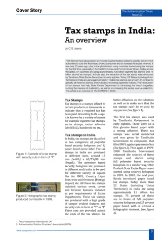 Tax stamp in india an overview | PDF