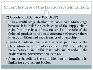 Macro-economic Framework in Indian Economy–Tax Structure & Tax system ...