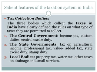 Macro-economic Framework in Indian Economy–Tax Structure & Tax system ...