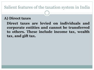 Macro-economic Framework in Indian Economy–Tax Structure & Tax system ...