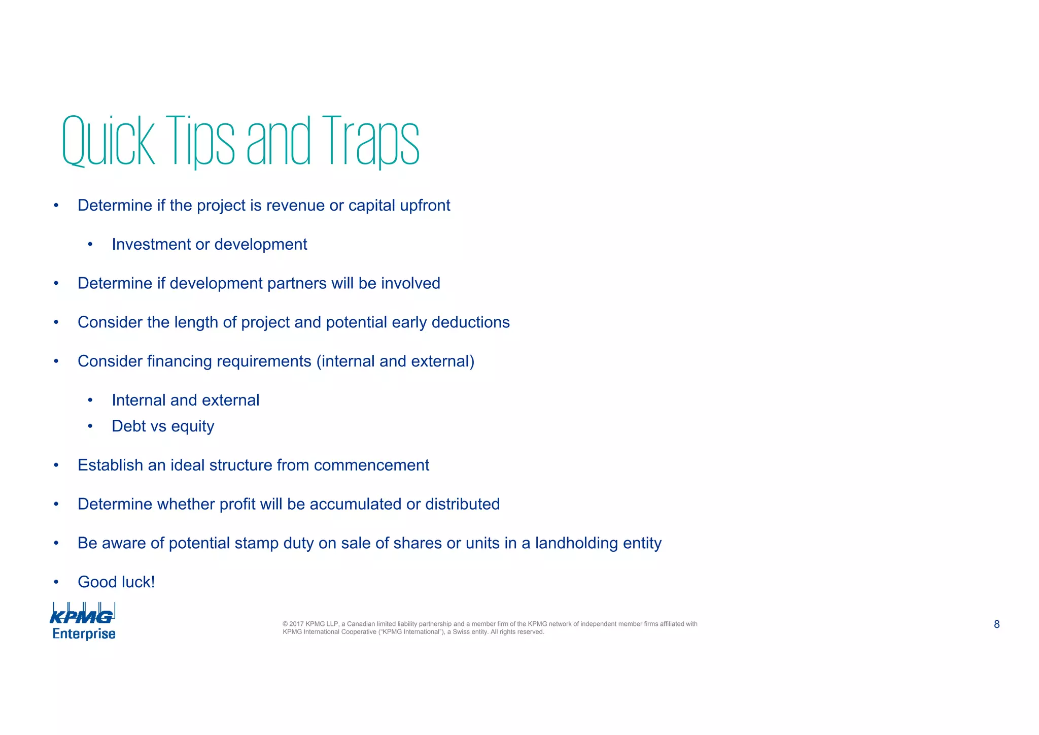 Tax structuring and thin capitalisation | PDF