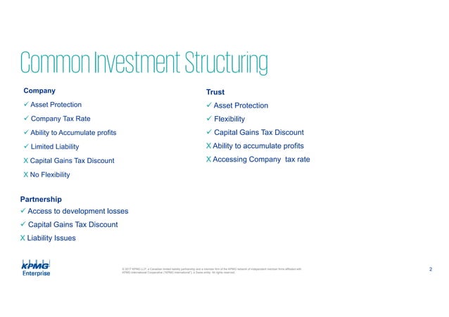 Tax structuring and thin capitalisation | PPT