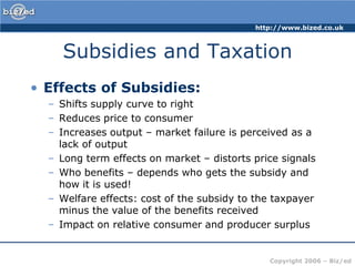 Tax & subsidies | PPTX