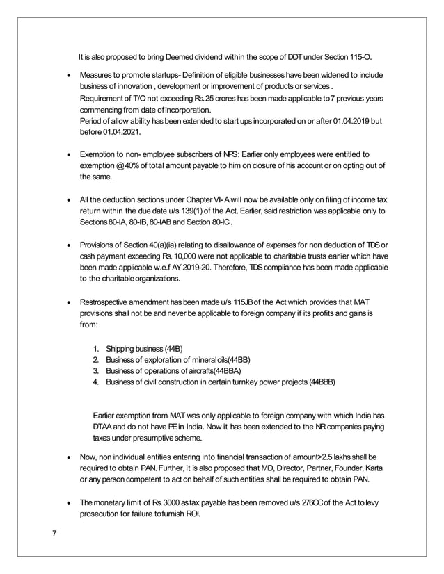 Tax synopsis - Budget 2018 | PDF