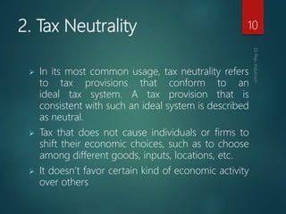 Tax treaties | PPTX