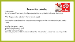 Tax treatment of income in Canada | PPT