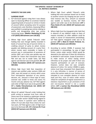 "Tax Updates- August 19 Round Up" | PDF | Business Accounting & Finance ...