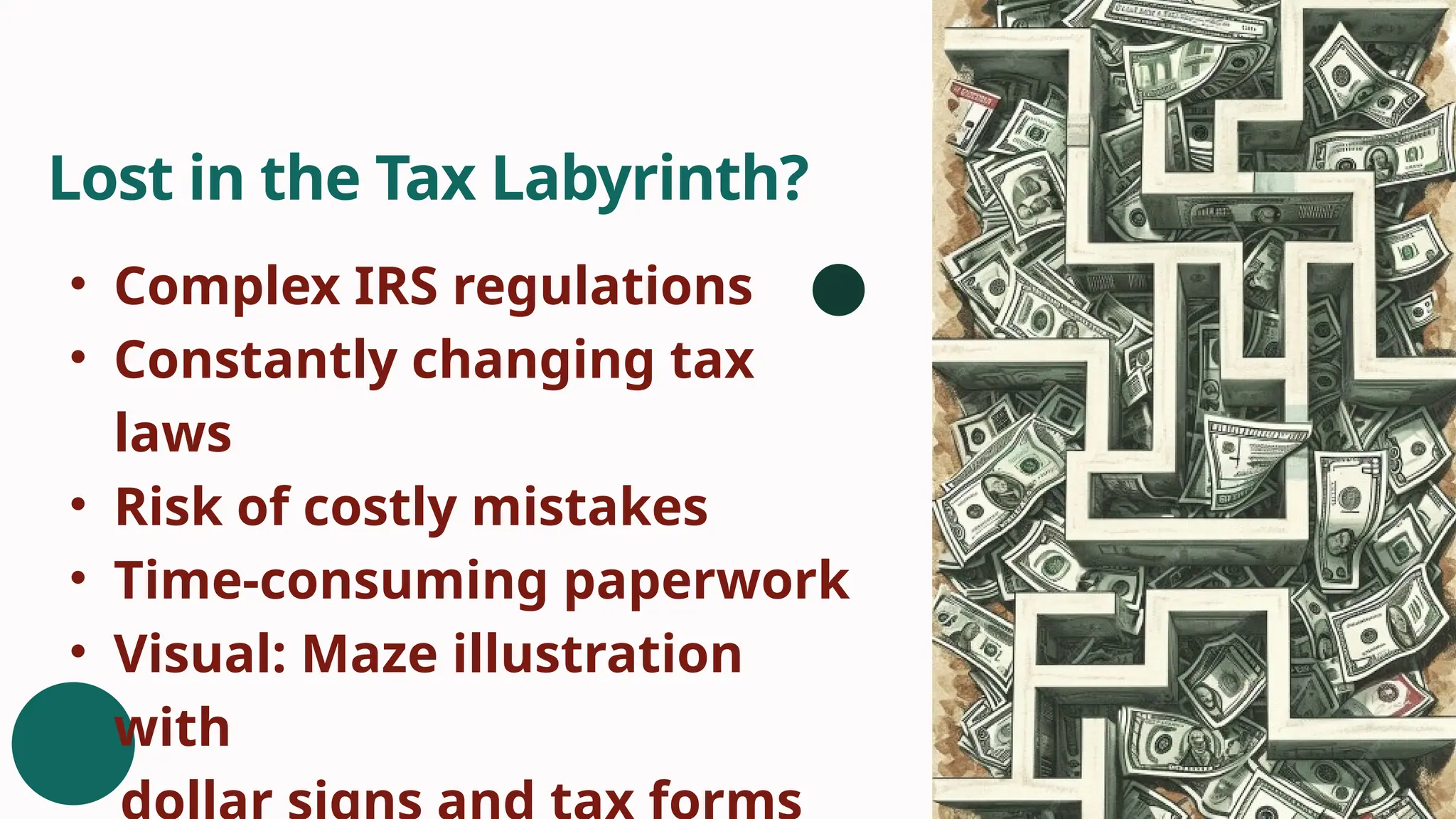 IRS COMPLEXITIES - Sai CPA Services | PPT