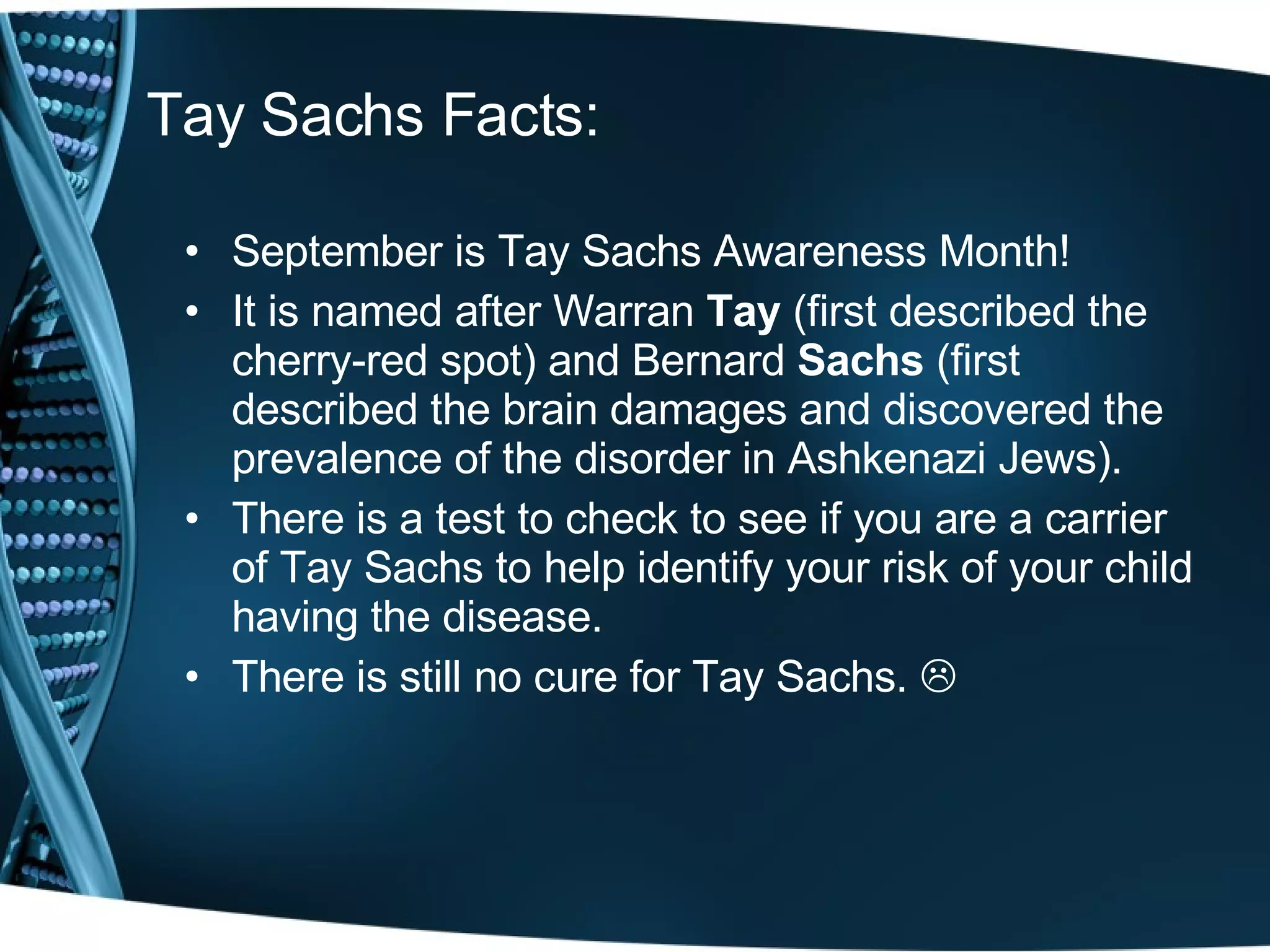 Tay Sachs | PPT