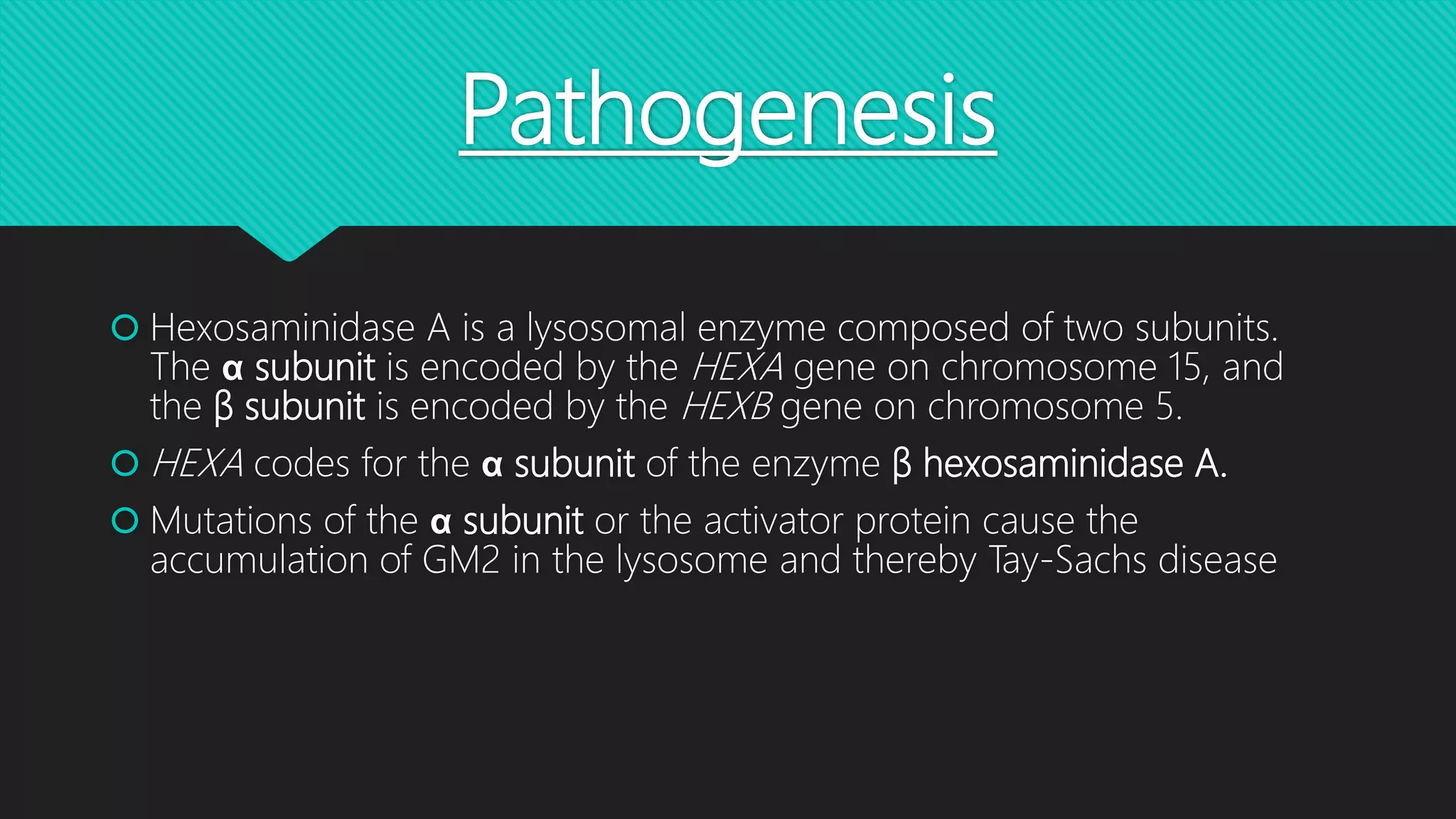 Tay sachs disease | PPTX