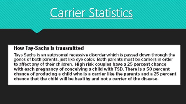 Tay sachs disease | PPTX