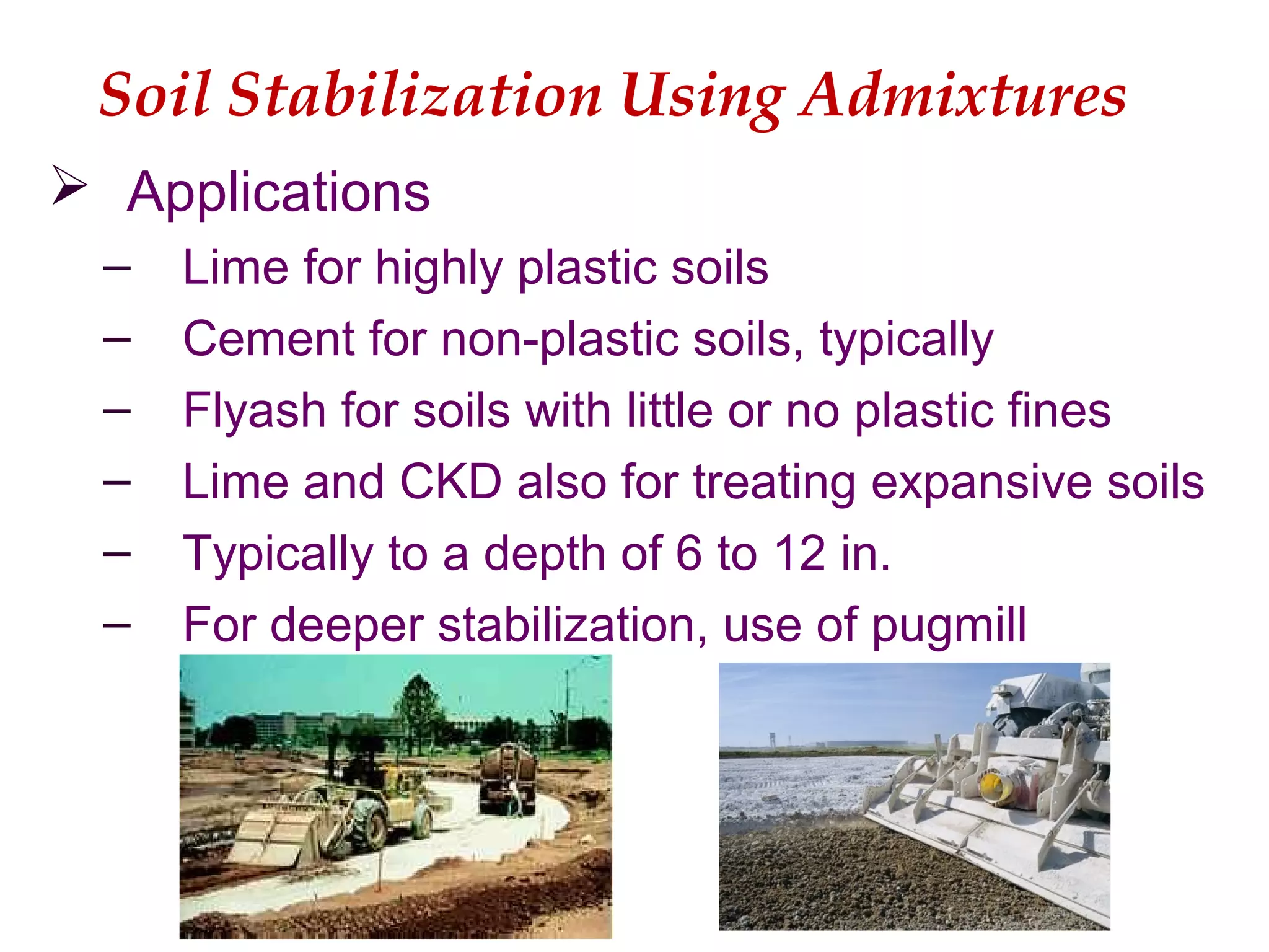 Subgrade Stabilization: Materials & Methods | PPT