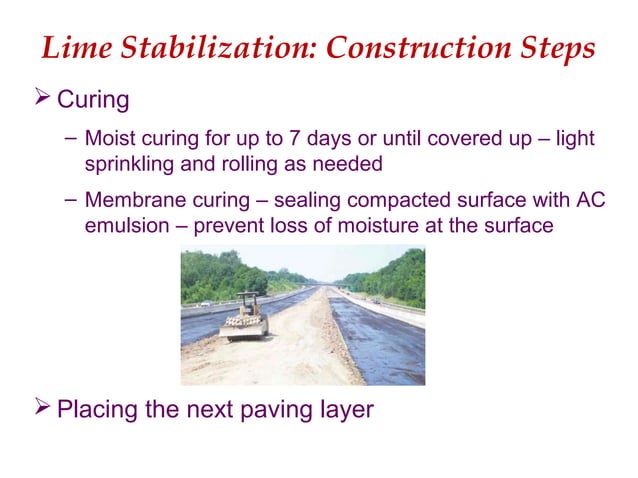Subgrade Stabilization: Materials & Methods | PPT