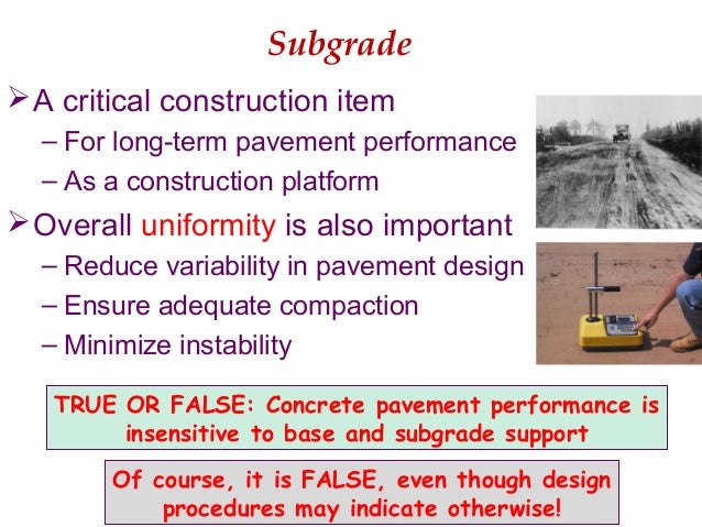 Subgrade Stabilization: Materials & Methods