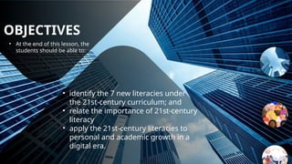 Exploring new literacies in the 21st century | PPTX