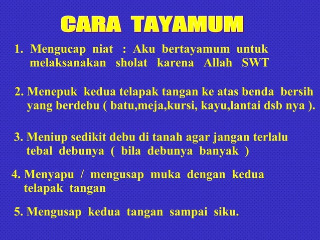 Tayamum | PPT