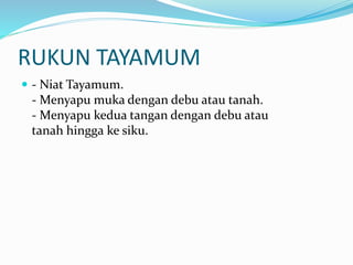 Tayamum ppt | PPTX