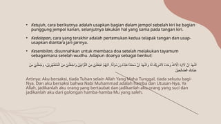 MATERI TENTANG TATA CARA DAN DASAR TAYAMUM.pptx