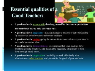 TEACHING PROFESSION | PPTX