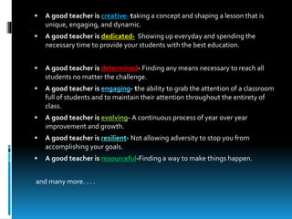 TEACHING PROFESSION | PPTX