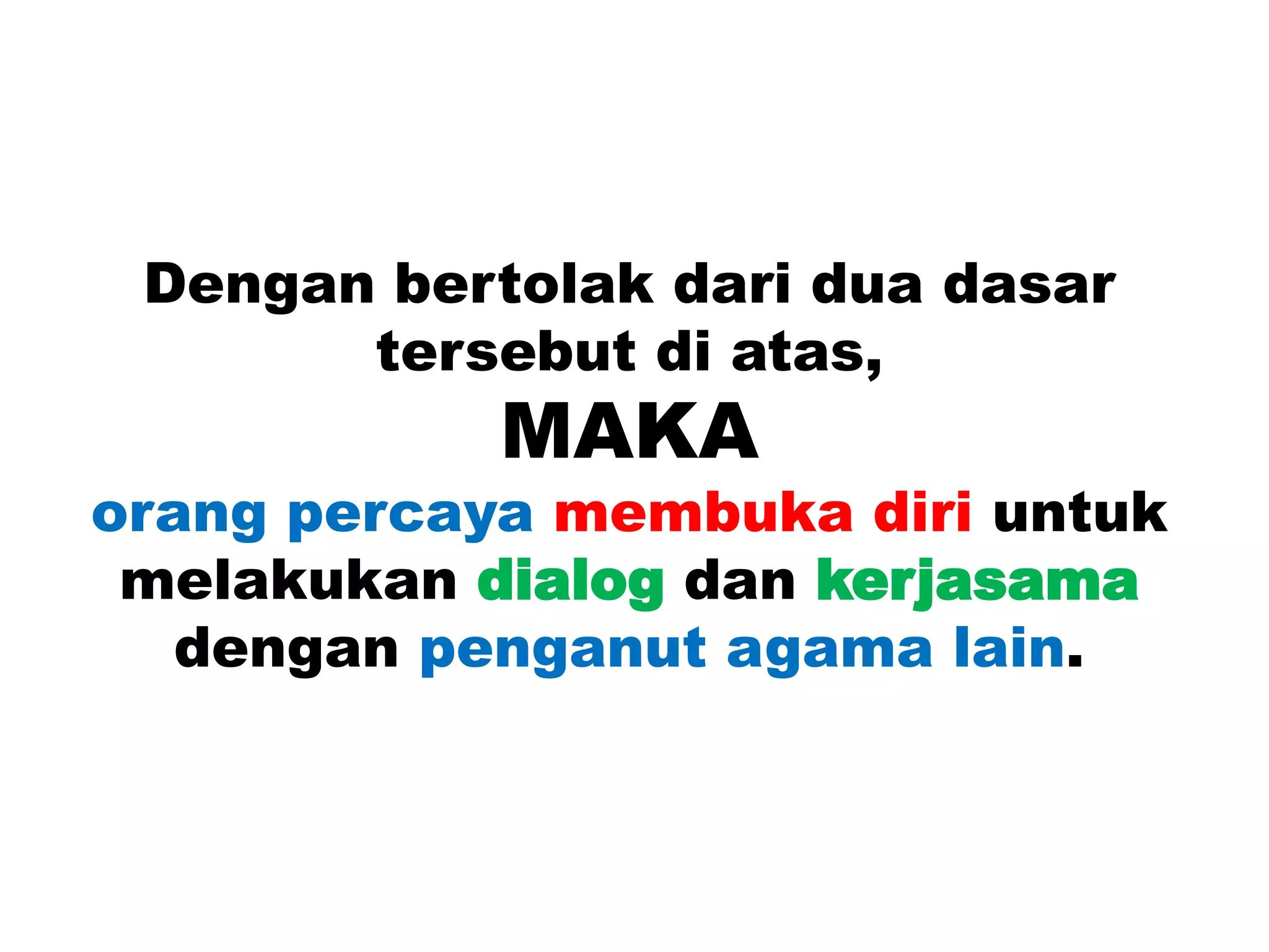 Pandangan GKJ Tentang Agama Lain - 2016 | PPT