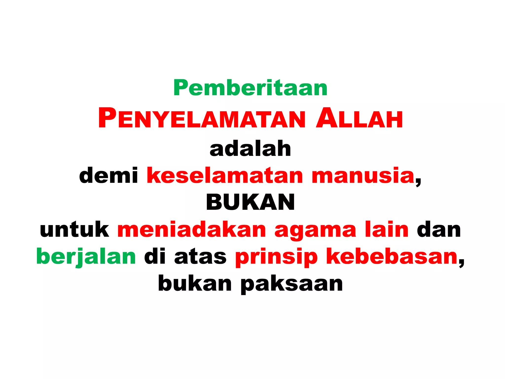 Pandangan GKJ Tentang Agama Lain - 2016 | PPT | Free Download