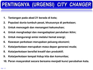 Tayangan 2 modul city changer | PPT