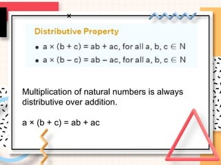 the set of natural numbers in mathematics | PPTX