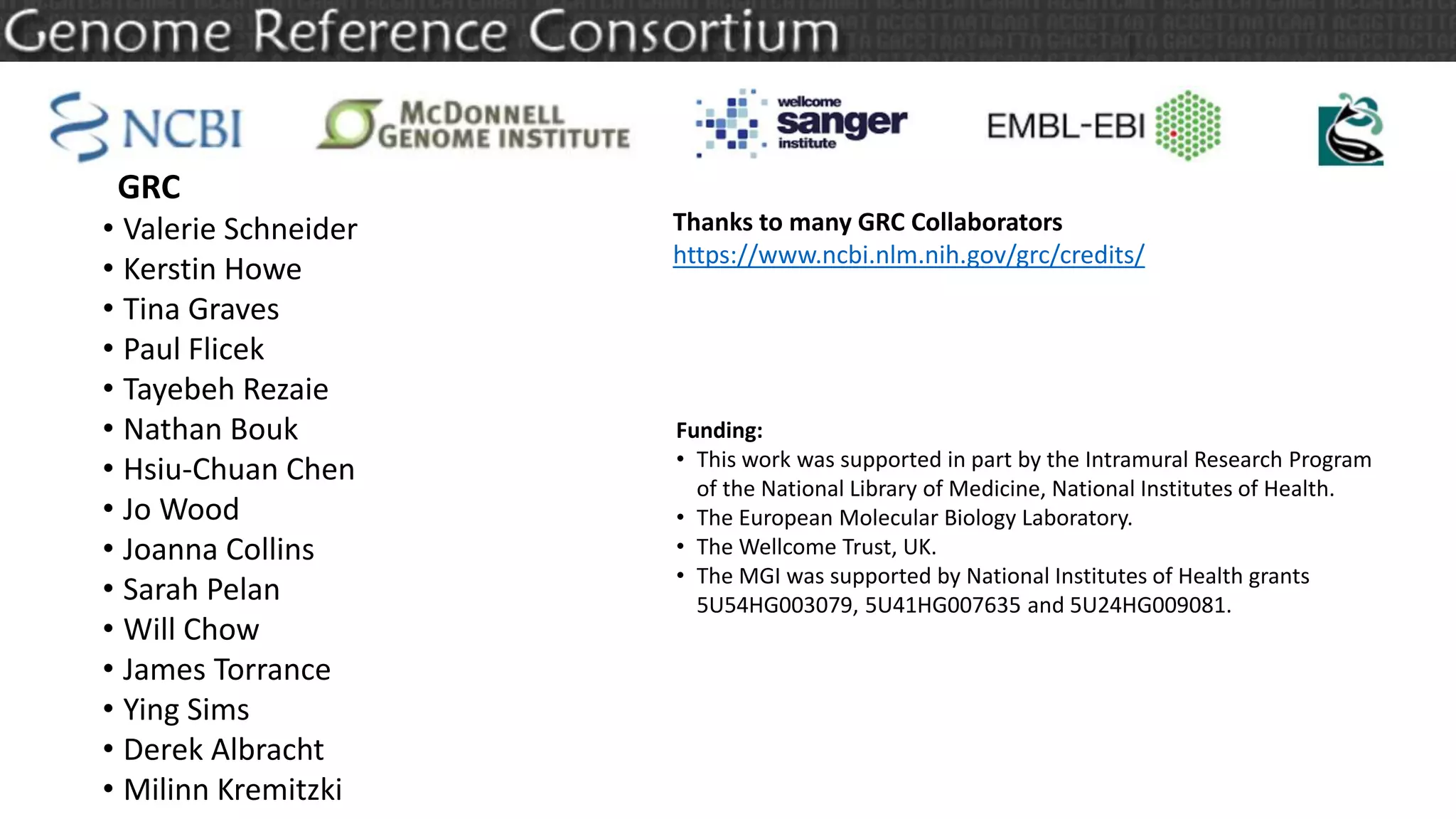 Advancements in the human genome reference assembly (GRCh38) | PPTX