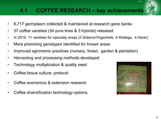 An Overview of Coffee Research in Ethiopia | PDF