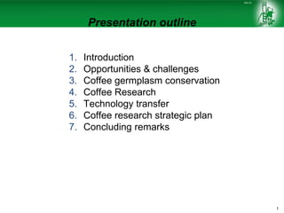 An Overview of Coffee Research in Ethiopia | PDF