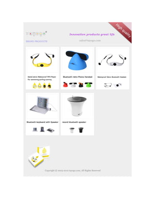 Taygo bluetooth keyboard with speaker | DOC