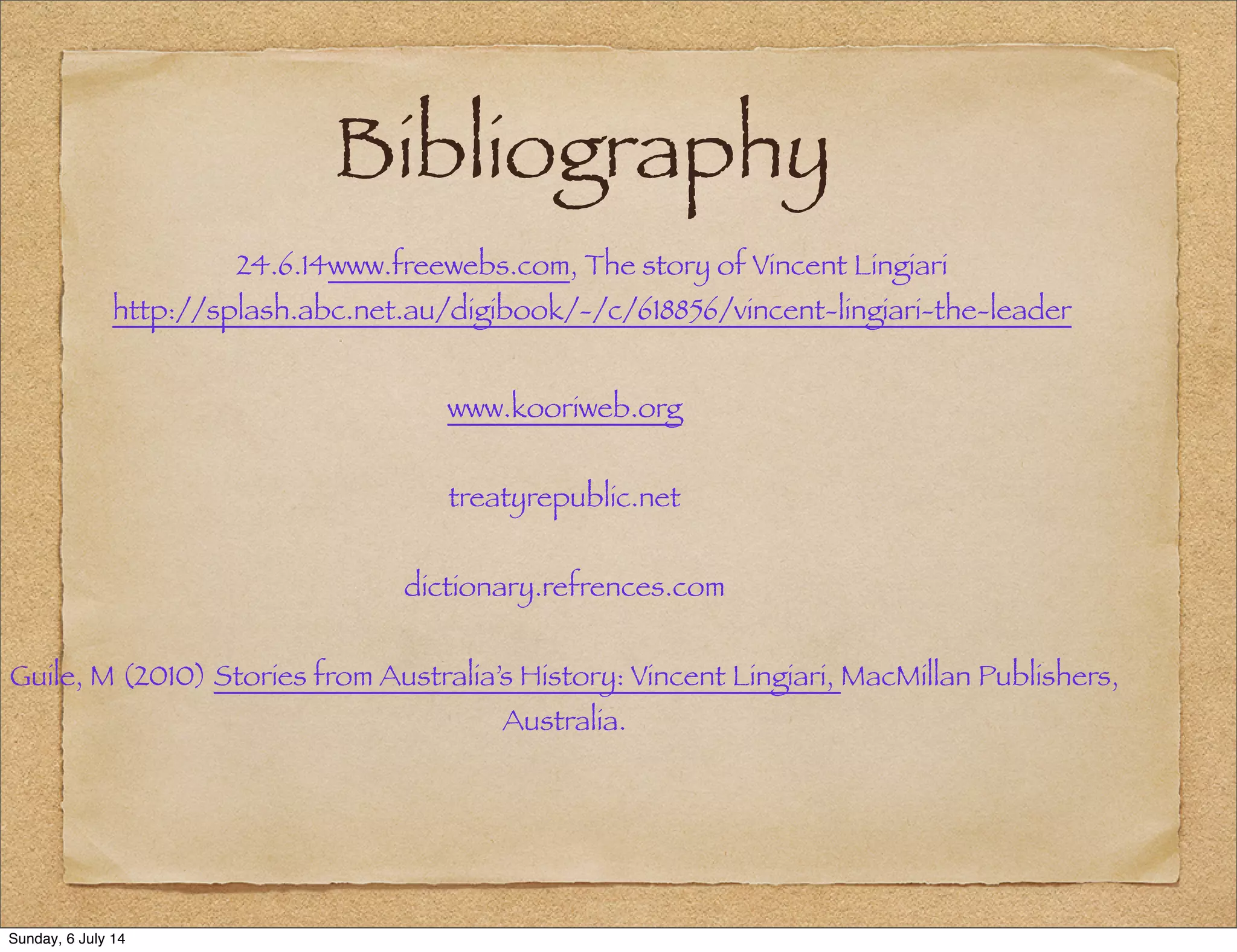 Vincent Lingiari | PDF