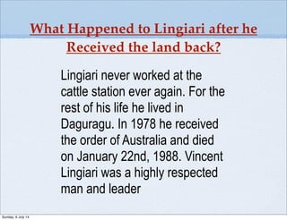 Vincent Lingiari | PDF