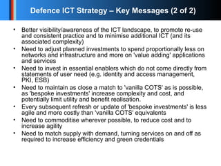 Mr John Taylor - The ICT Transformation Challenge for a Transformed MOD ...
