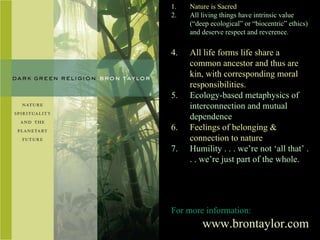 The Land Ethic, Biosphere Ethics, Climate Change and the Envisioned One ...