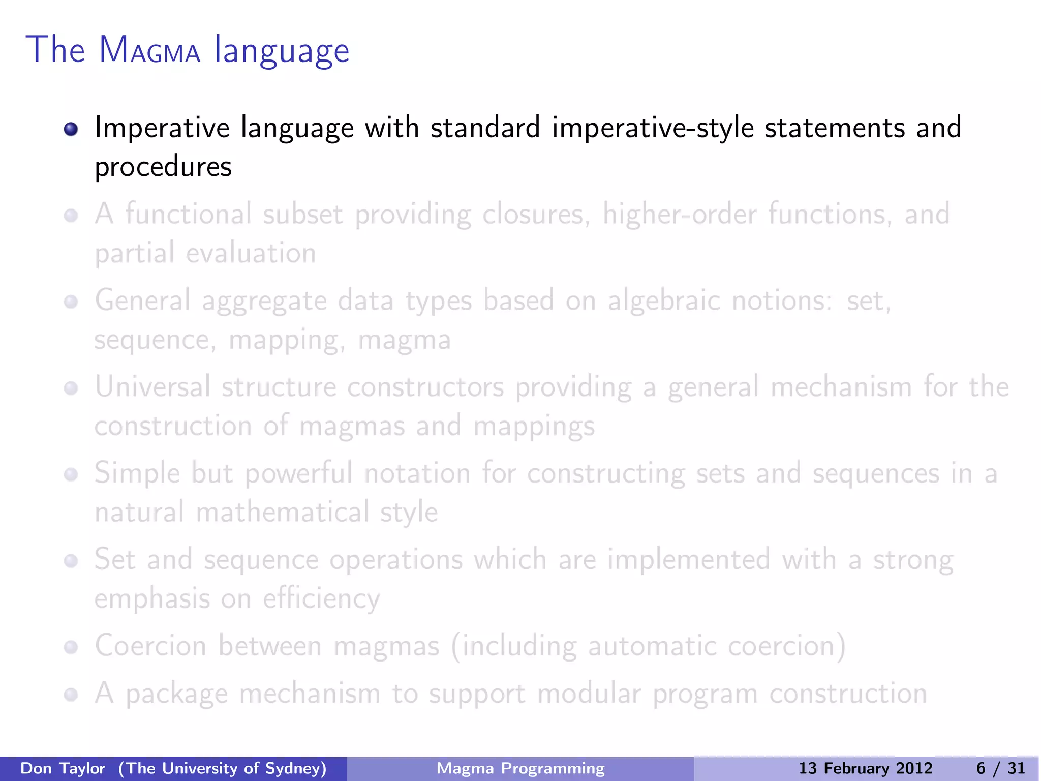 An Introduction to MAGMA | PDF