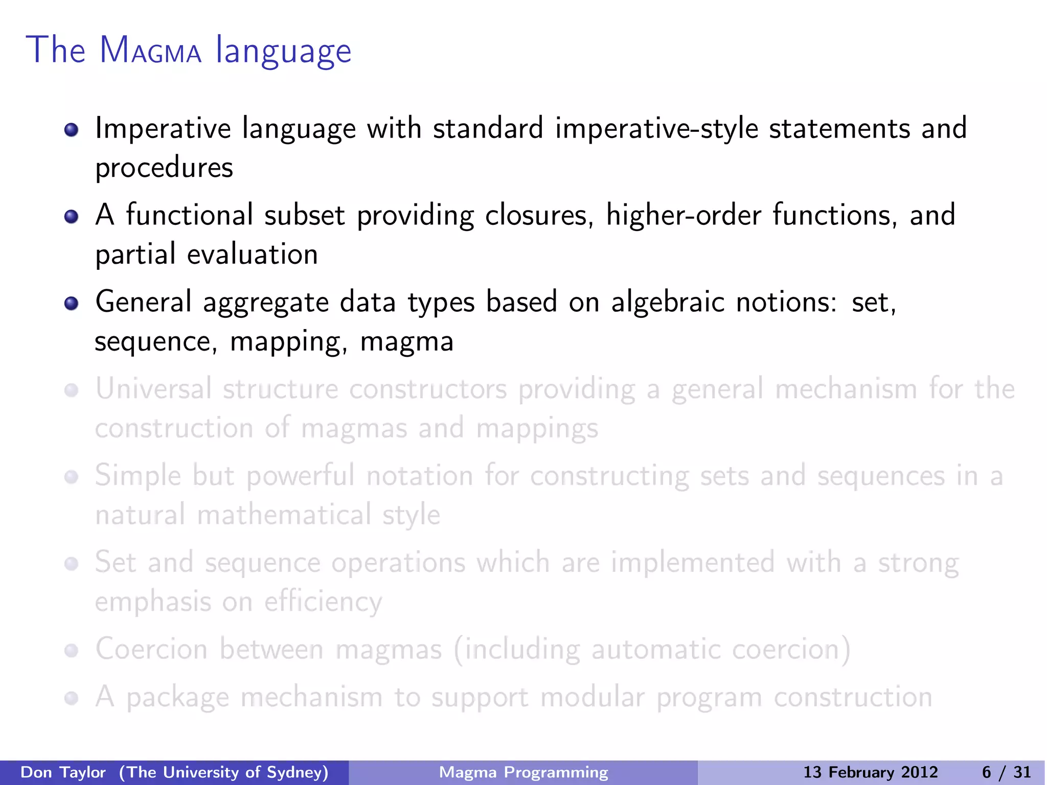 An Introduction to MAGMA | PDF