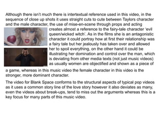 Taylor Swift - Textual Analysis | PPT