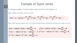 Taylor and maclaurian series | PPTX