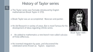 Taylor and maclaurian series | PPTX