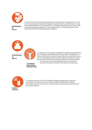 Taylor graduate capabilities( English Legal System) | PDF