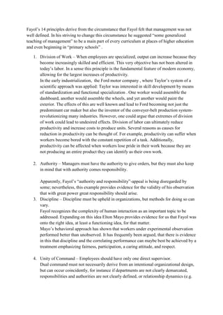 Taylor, Gulick, Fayol | DOCX
