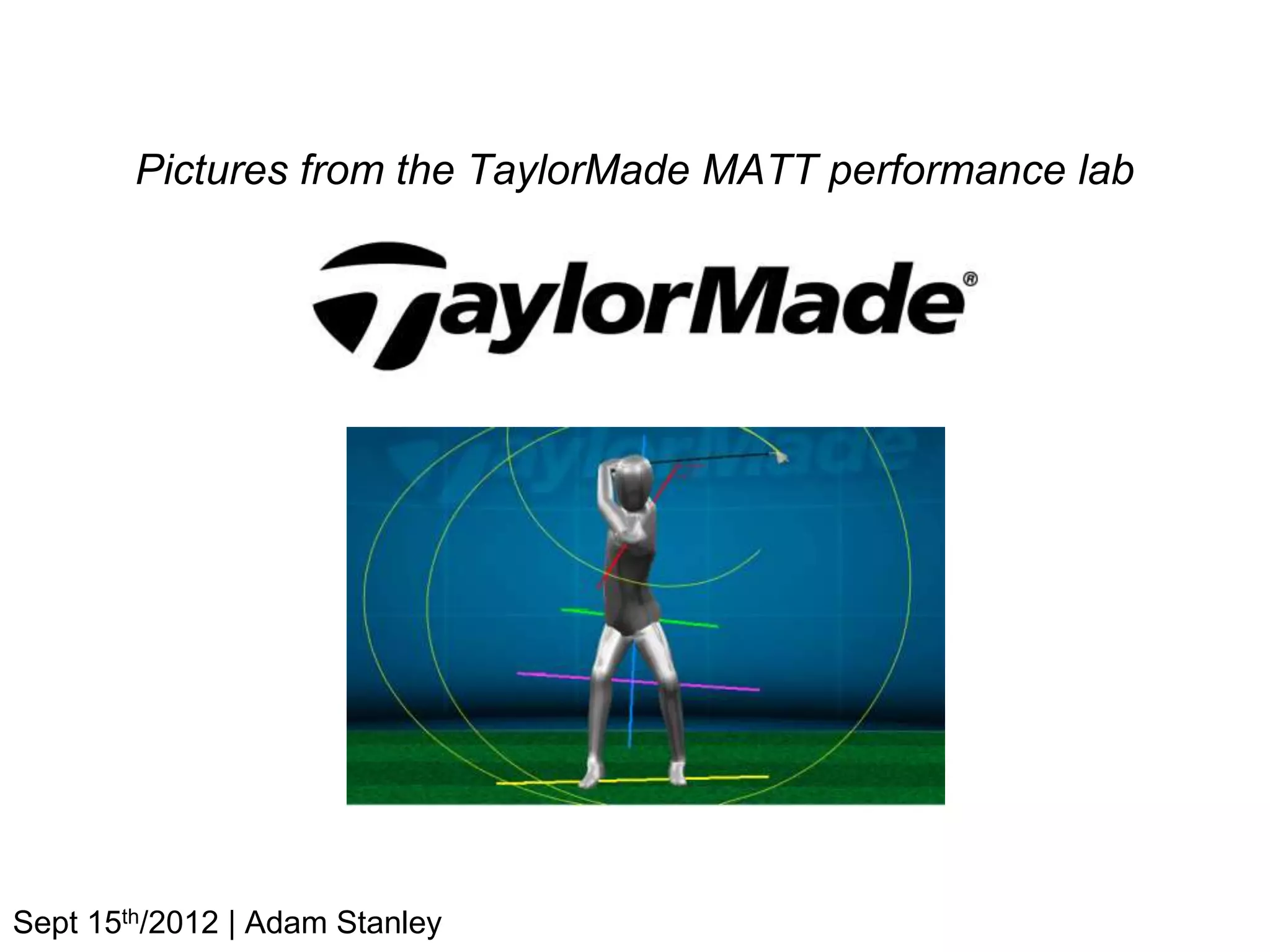 TaylorMade Performance Lab - Sept 15 | PPT