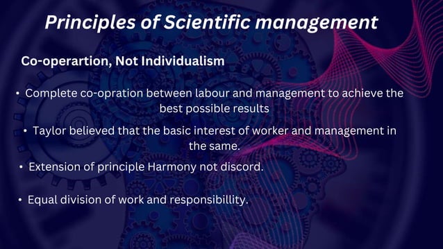 Taylor's Scientific Management Theory | PPTX | Business | Business and ...
