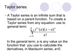 Taylorseries | PPT