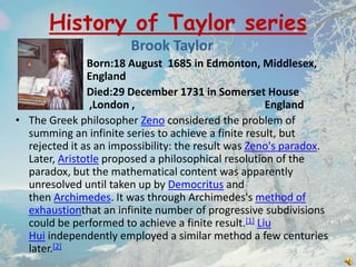 Taylor series | PPTX