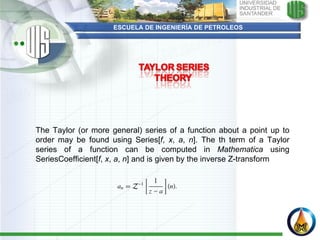 Taylor series and maclaurin with exercices | PPT