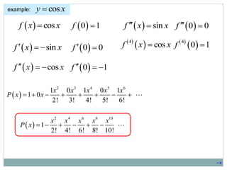 Taylor series in 1 and 2 variable | PPTX